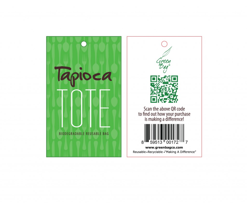 Green Bag: Tapioca Tote Design - Nye Lyn Tho Design