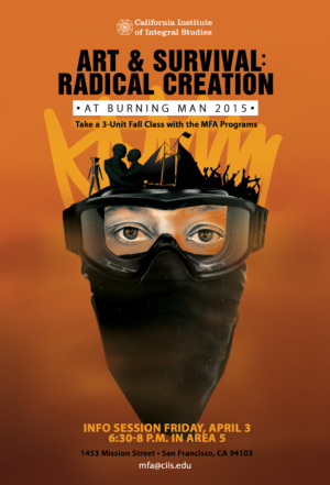 Burning Man Poster - Nye Lyn Tho Design