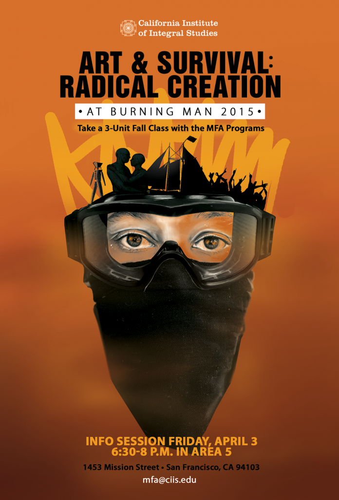 Burning Man Poster - Nye Lyn Tho Design